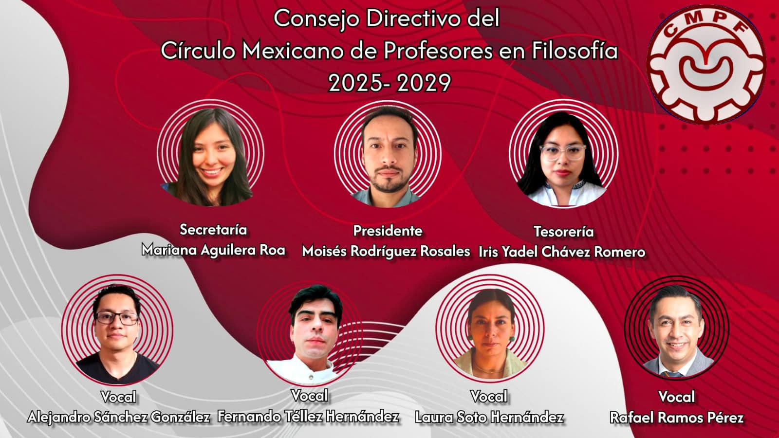 Consejo Directivo 2025 – 2028 – Círculo Mexicano de Profesores de Filosofía A.C.